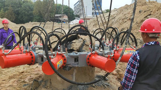 Round Concrete Hydraulic Pile Breaker Pile Head Breaking Machine